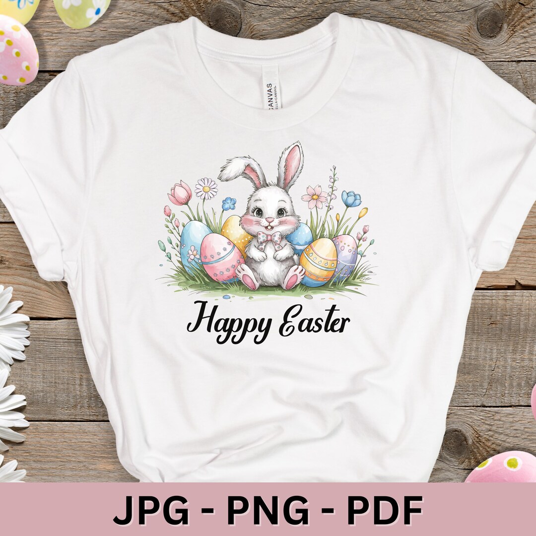 Easter Bunny PNG, Cute Easter Png Clip Art, Kids Easter Png, Easter ...