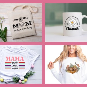 Mom SVG Bundle, Mothers Day Svg Bundle, Mom PNG Bundle, Mothers Day Png ...