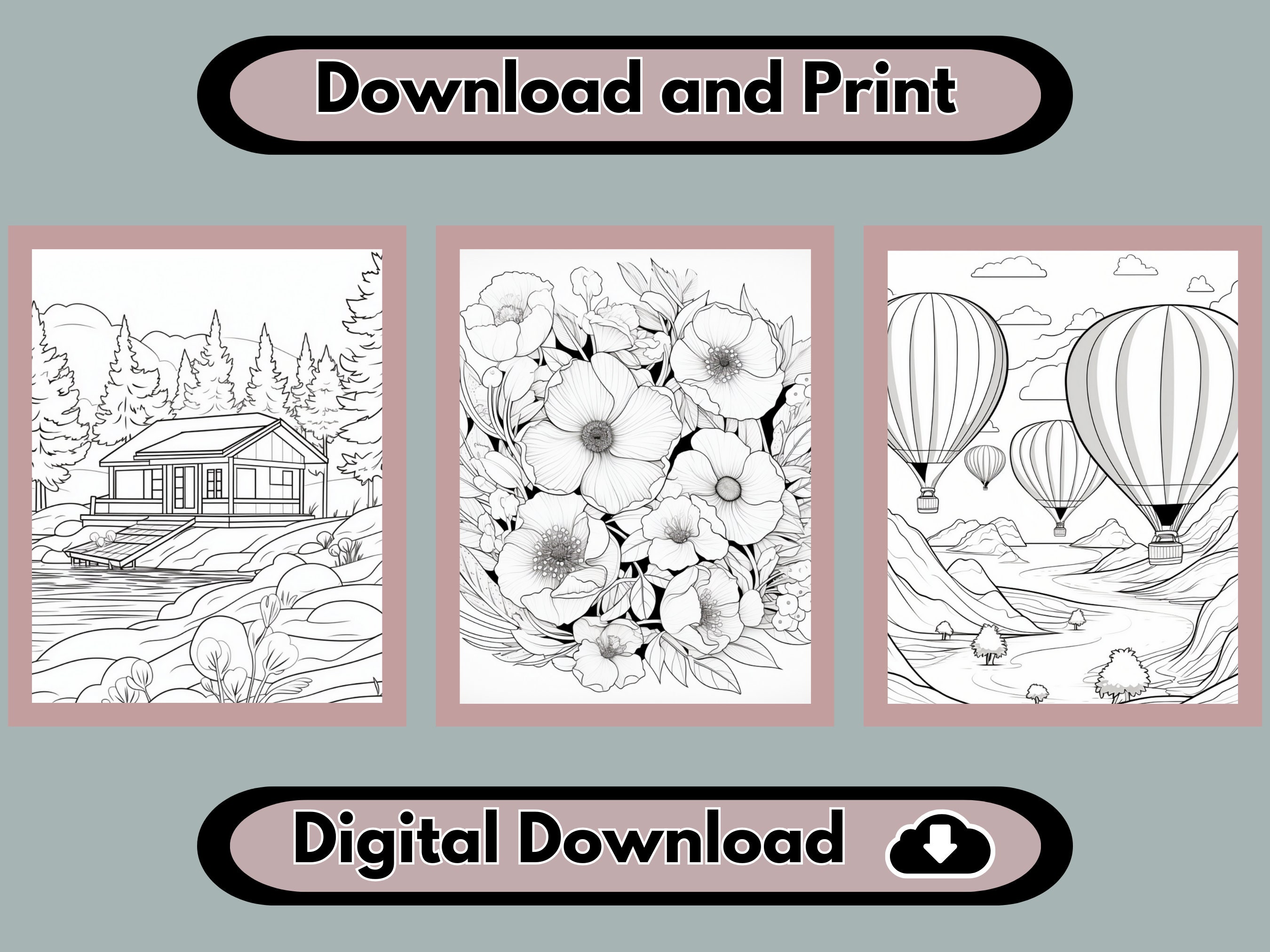 Minimalist Coloring Pages for Adults, Minimalist Coloring Pages ...