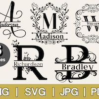 Monogram Svg - Etsy