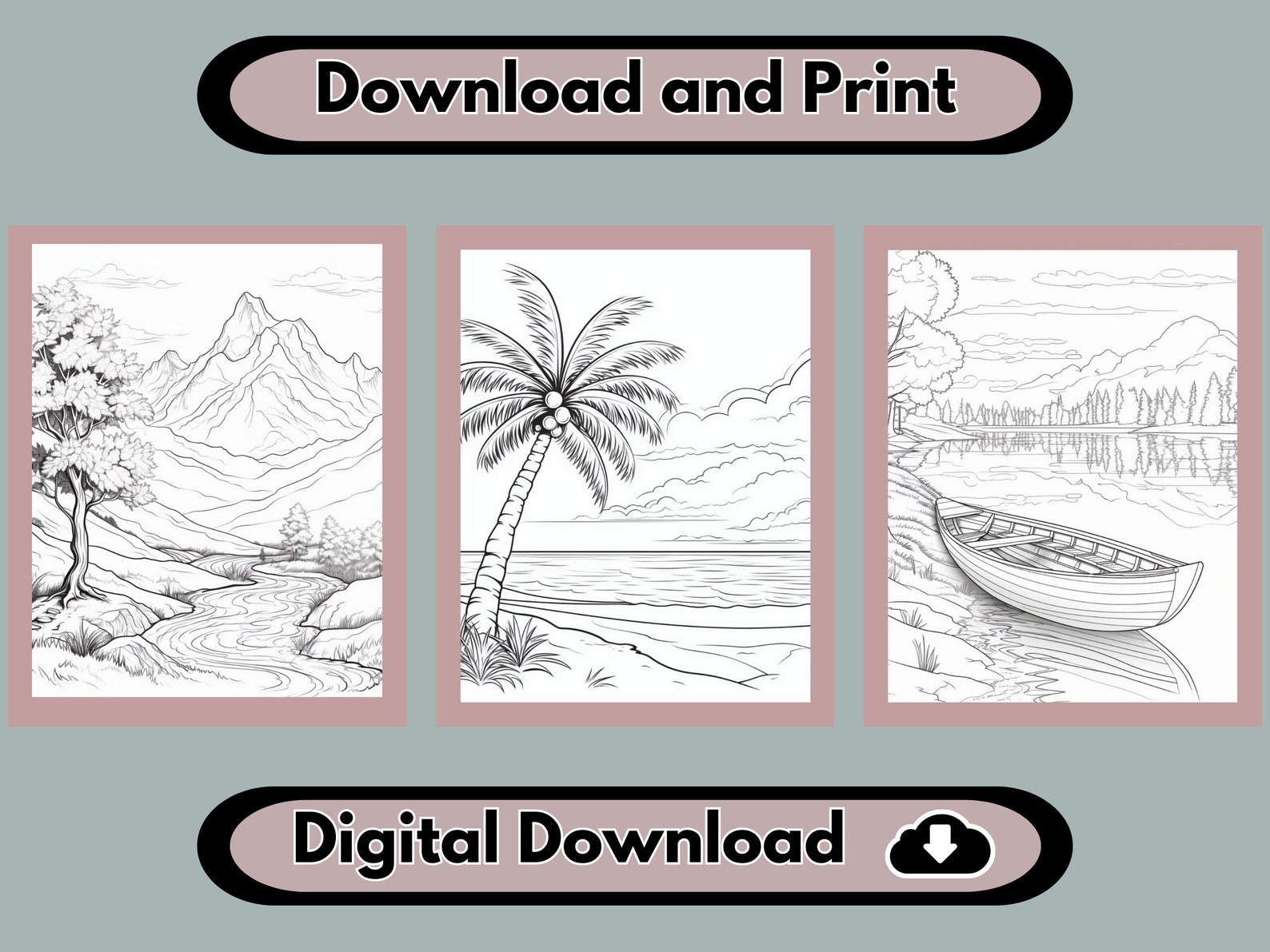 Minimalist Coloring Pages for Adults, Minimalist Coloring Pages ...