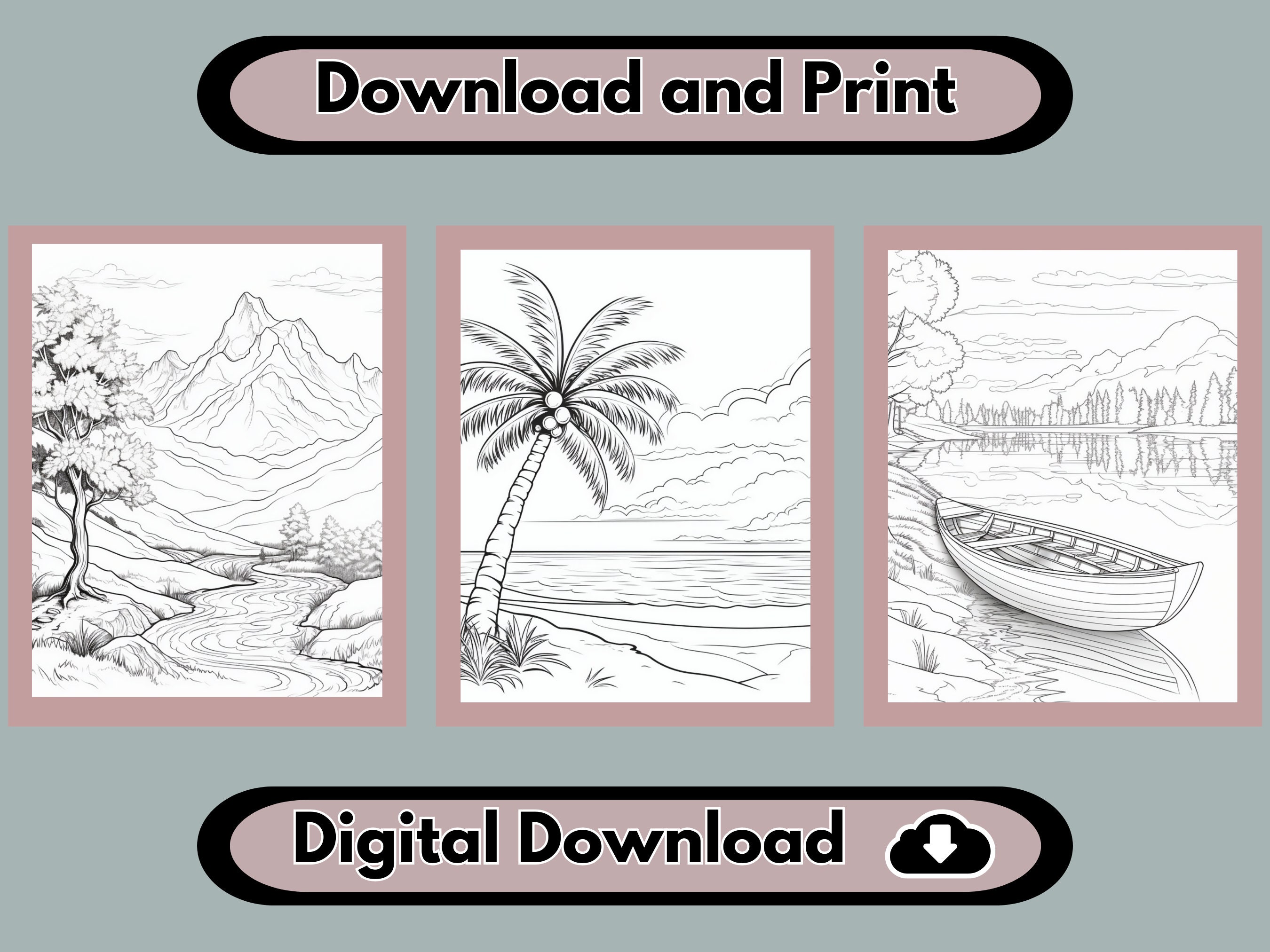 Minimalist Coloring Pages for Adults, Minimalist Coloring Pages ...