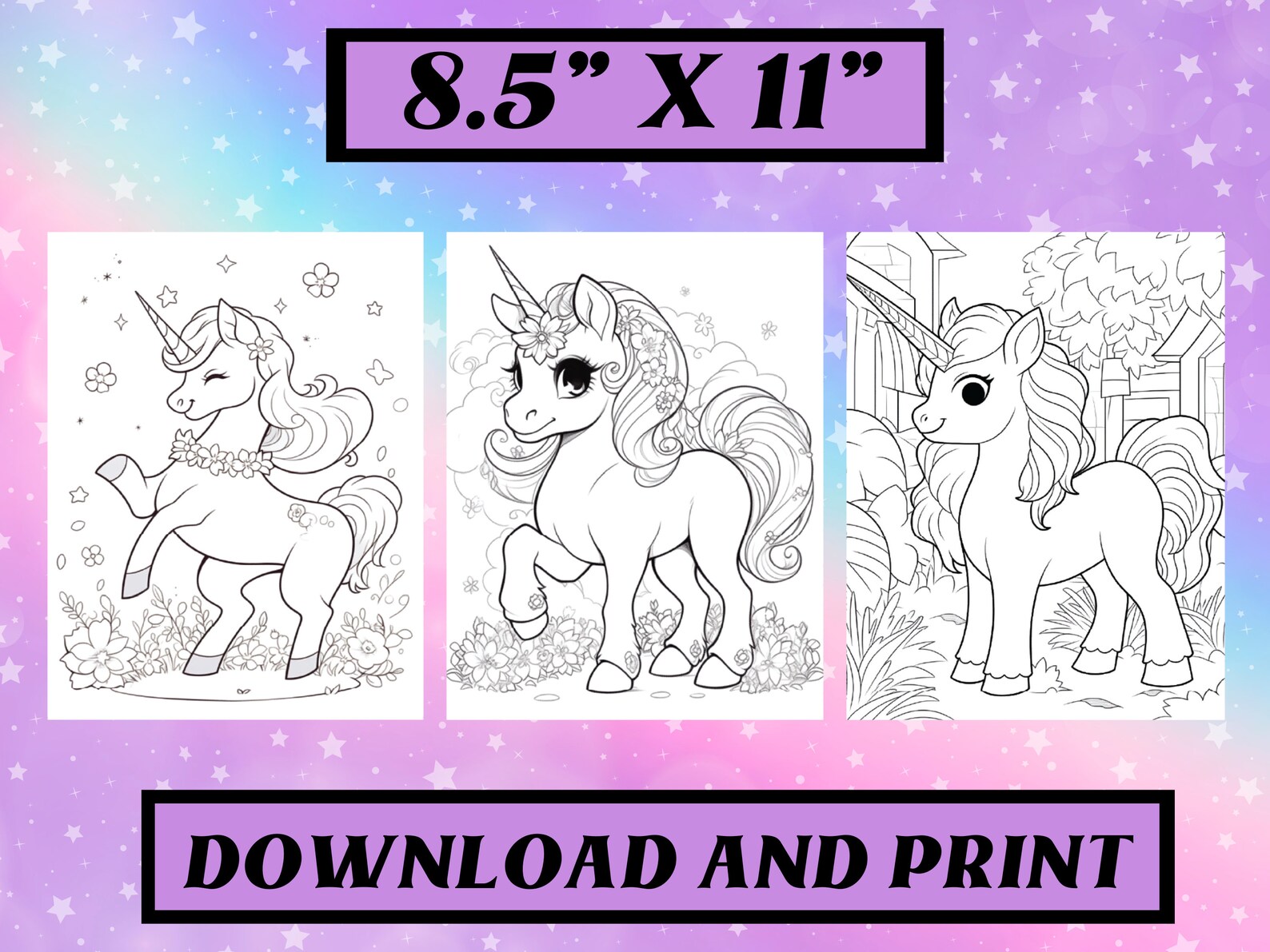 Unicorn Coloring Pages, Unicorn Coloring Pages for Kids, Unicorn ...