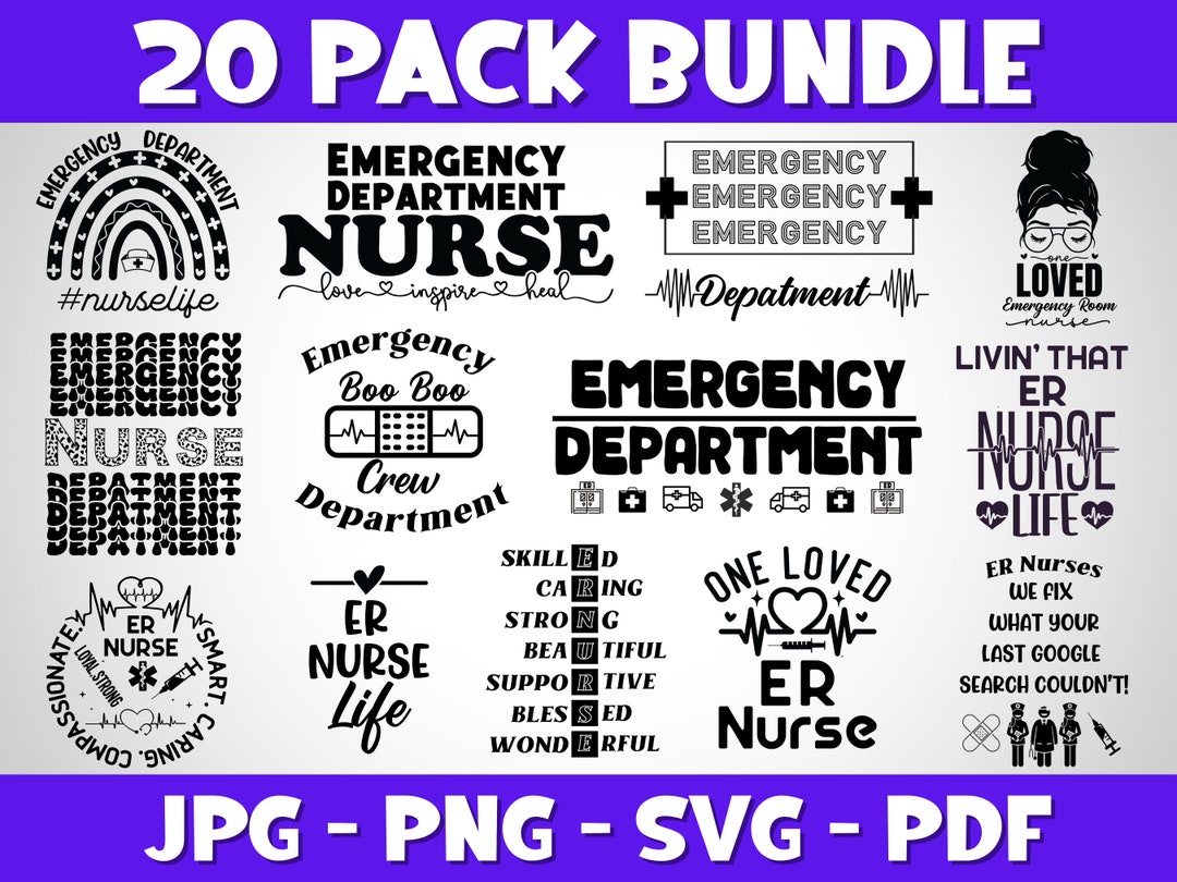 ER Nurse SVG, Er Nurse Shirt Svg, Emergency Room Svg, Emergency Room ...