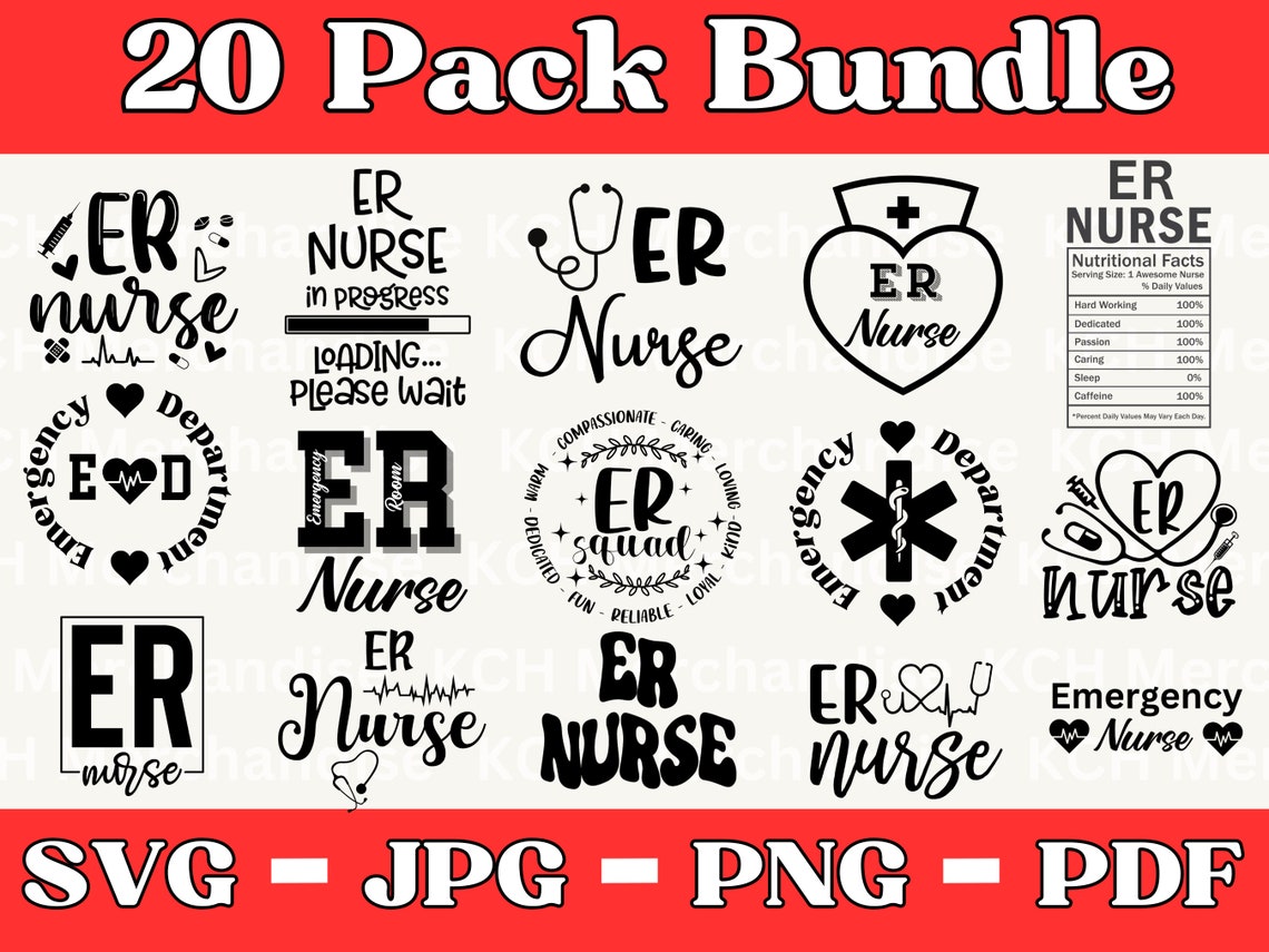 ER Nurse SVG, Er Nurse Shirt Svg, Emergency Room Svg, Emergency Room ...