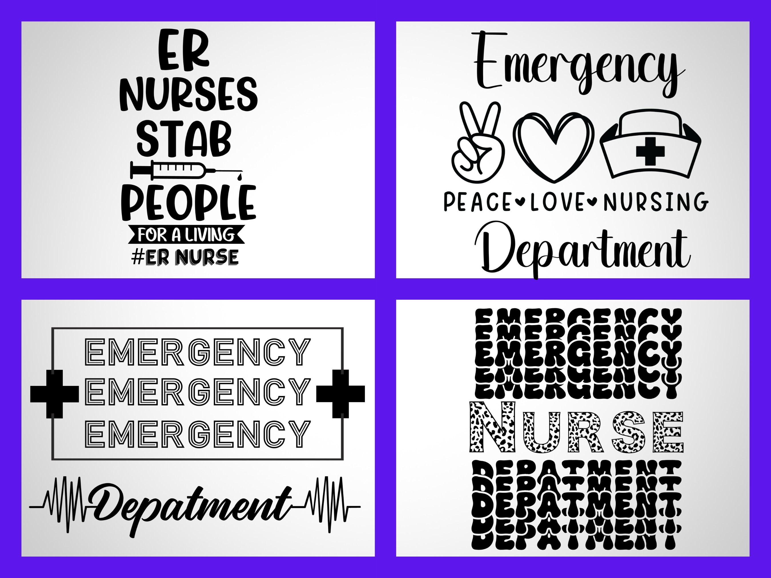 ER Nurse SVG, Er Nurse Shirt Svg, Emergency Room Svg, Emergency Room ...
