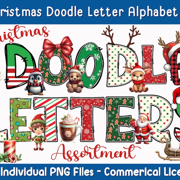 Christmas Doodle - Etsy