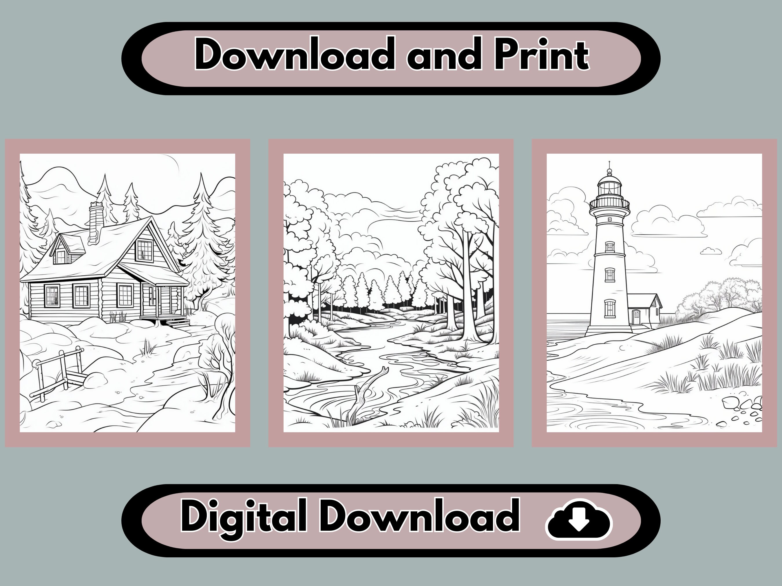 Minimalist Coloring Pages for Adults, Minimalist Coloring Pages ...