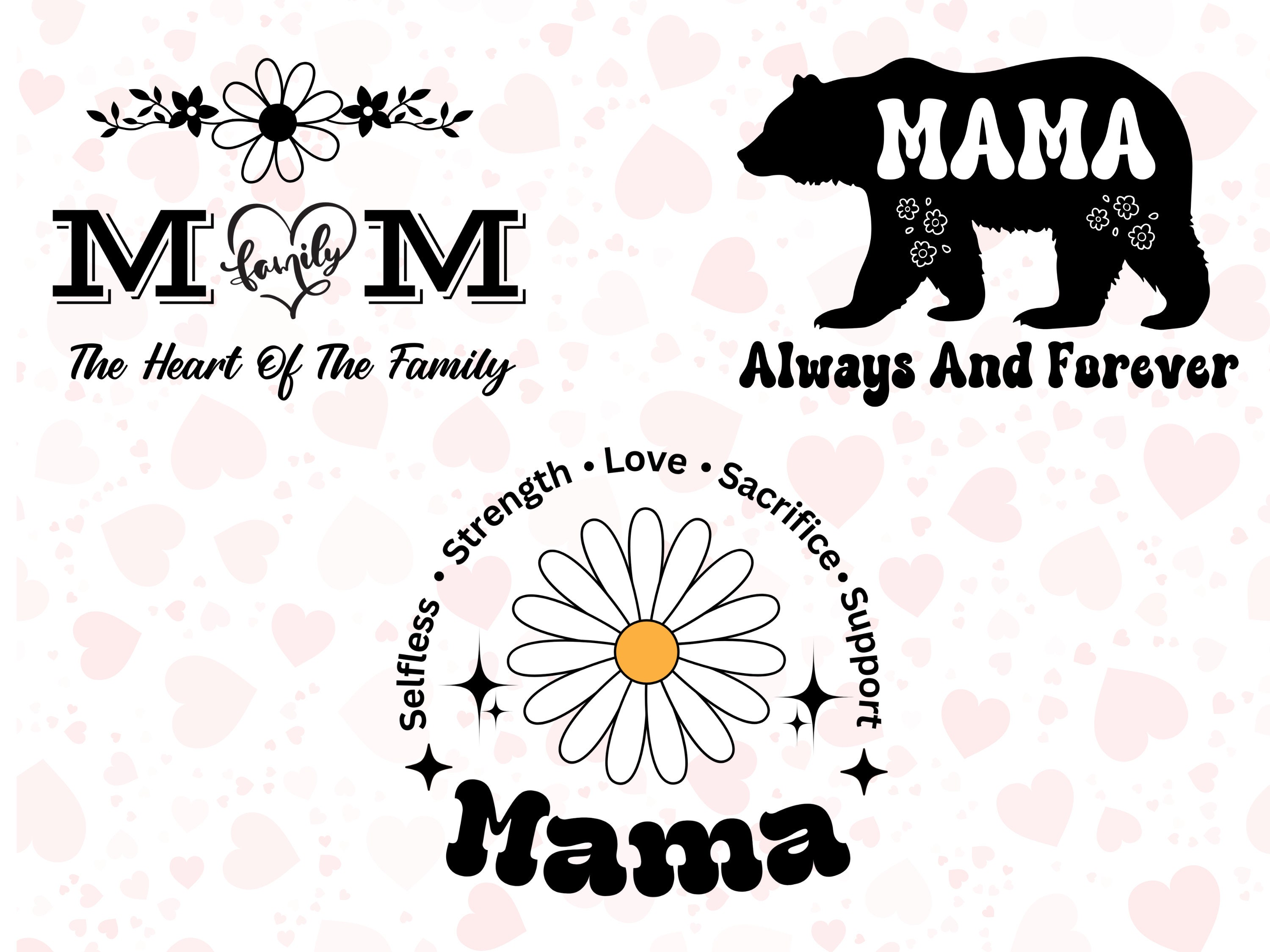 Mom SVG Bundle, Mothers Day Svg Bundle, Mom PNG Bundle, Mothers Day Png ...