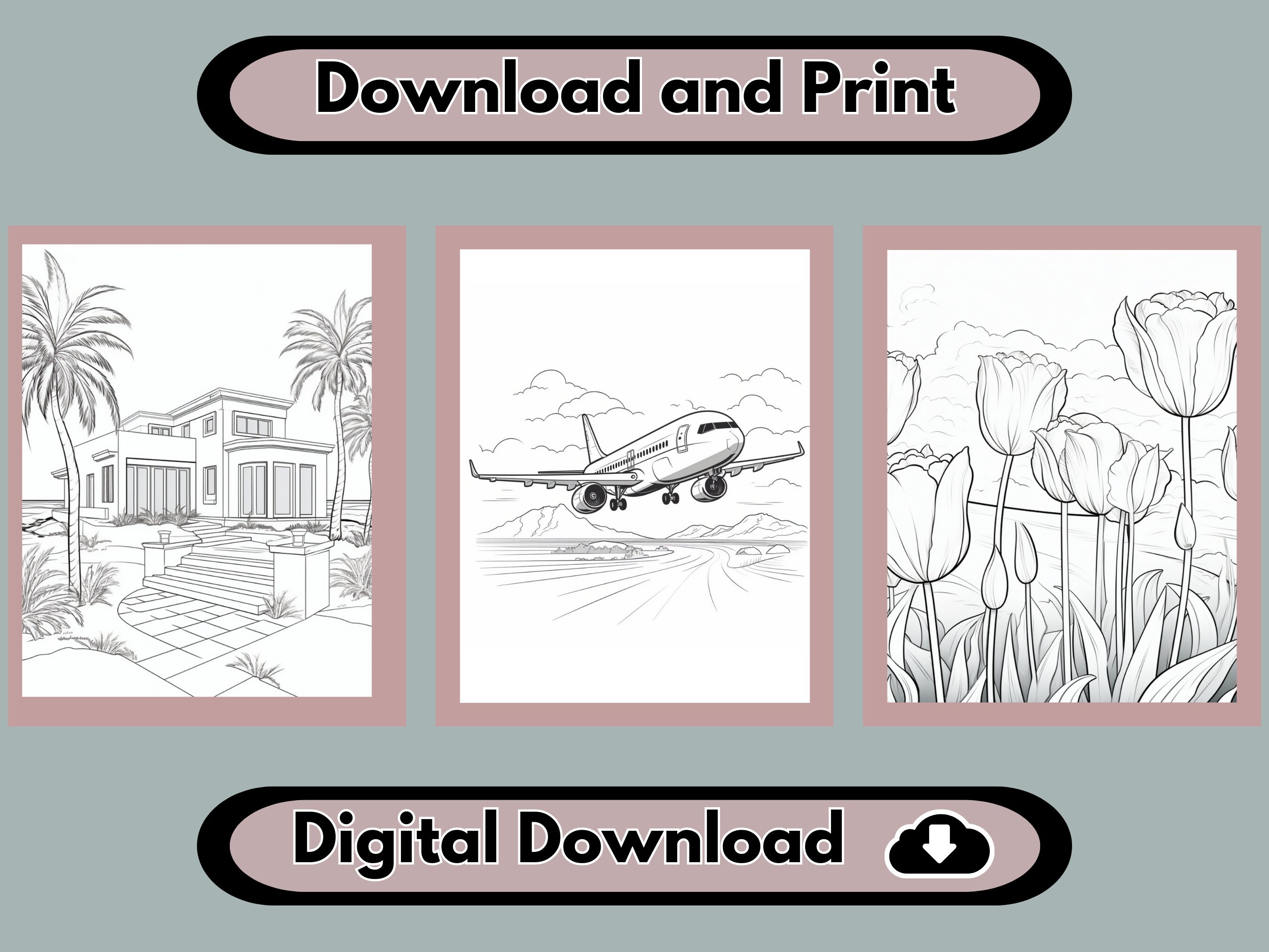 Minimalist Coloring Pages for Adults, Minimalist Coloring Pages ...