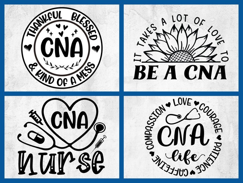 CNA SVG Bundle: 20 Pack, Plus 5 Christmas Designs (digital Download) - Etsy