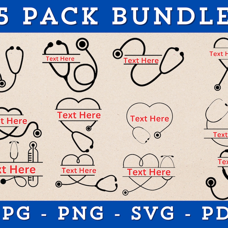 Stethoscope Monogram - Etsy