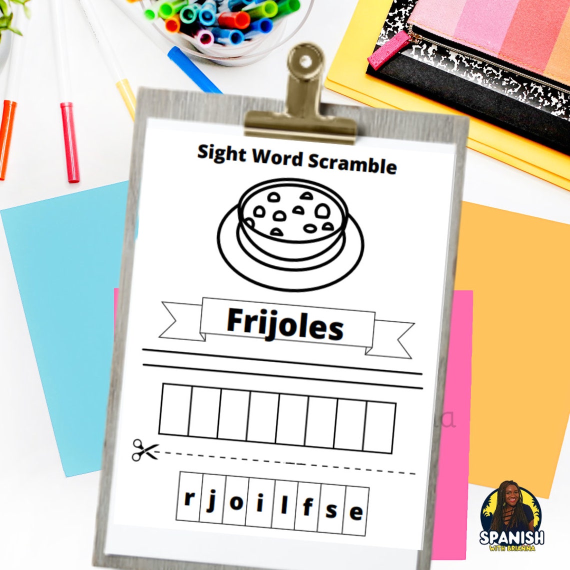 Spanish Word Scramble Game Hispanic Heritage Month Word Scramble ...