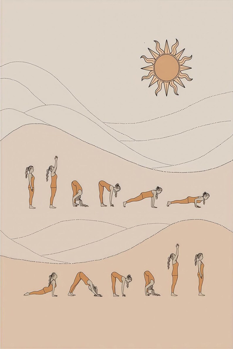Sportaxis Yoga Poses Poster 64 Yoga Asanas for Full Body Workout ...