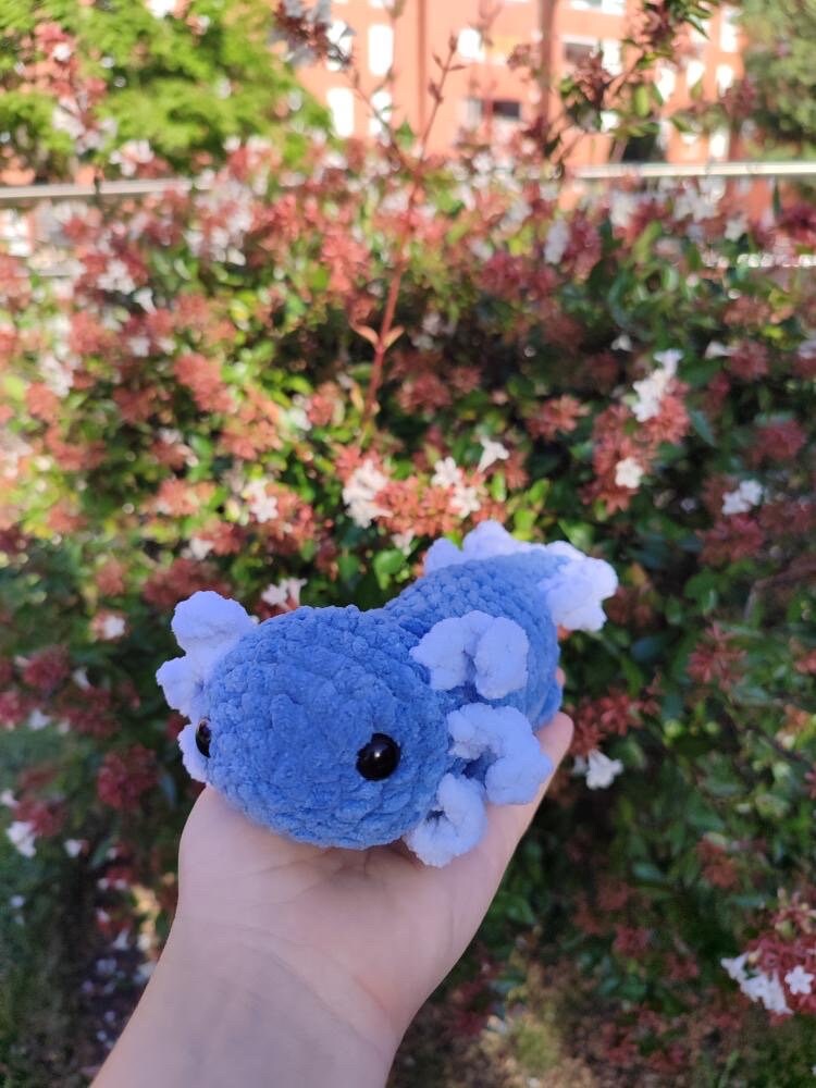 Kip the Axolotl Pattern - Etsy