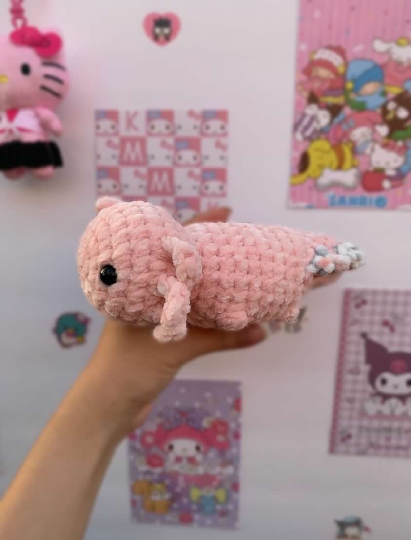 Kip the Axolotl Pattern - Etsy