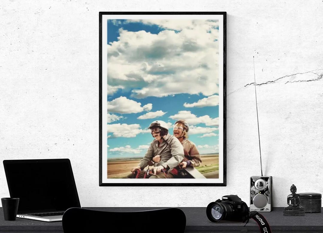 Best Buds Dumb and Dumber Poster - Jim Carrey Lloyd Bathroom Decor ...
