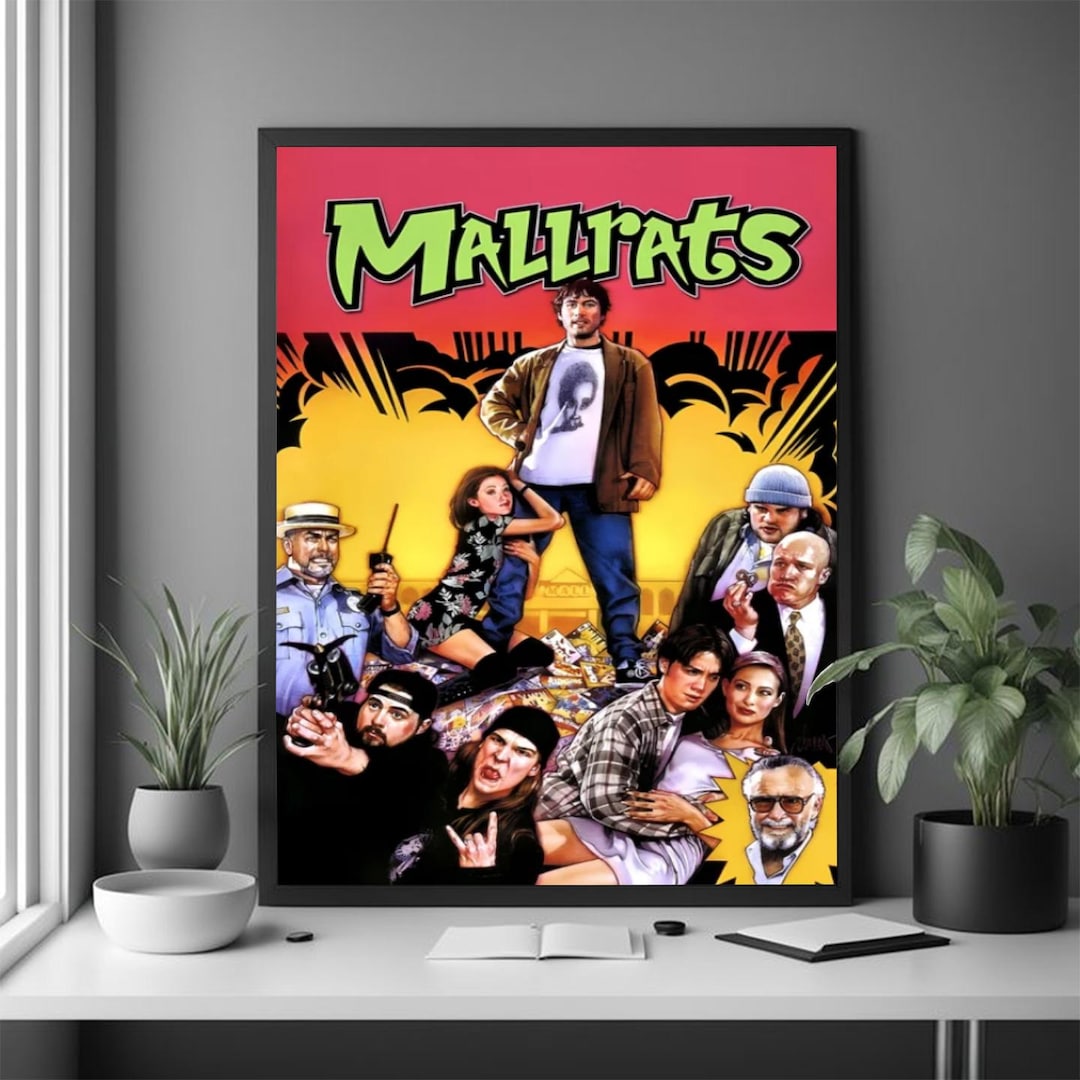 Mallrats Movie Poster, Mallrats Classic Movie Poster, Vintage Canvas ...