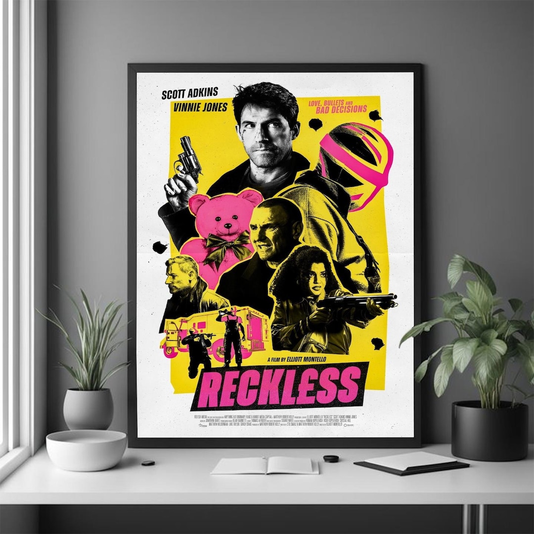 Reckless (2026) Movie Poster – Cinematic Film Art Print, Thriller Wall ...