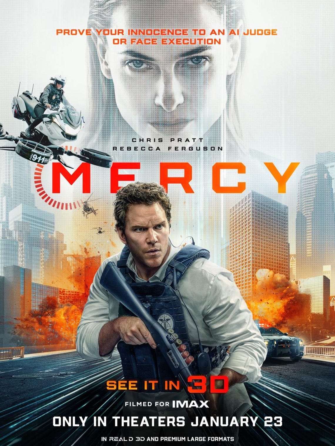 Mercy Inspired Movie Poster – Cinematic Film Wall Art - Etsy