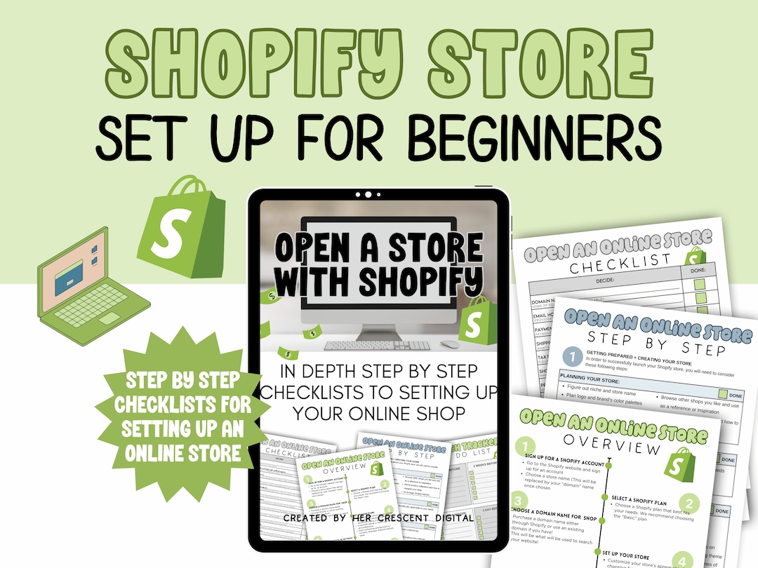 Setting up a Shopify Store for Beginners, Step by Step Shopify ...