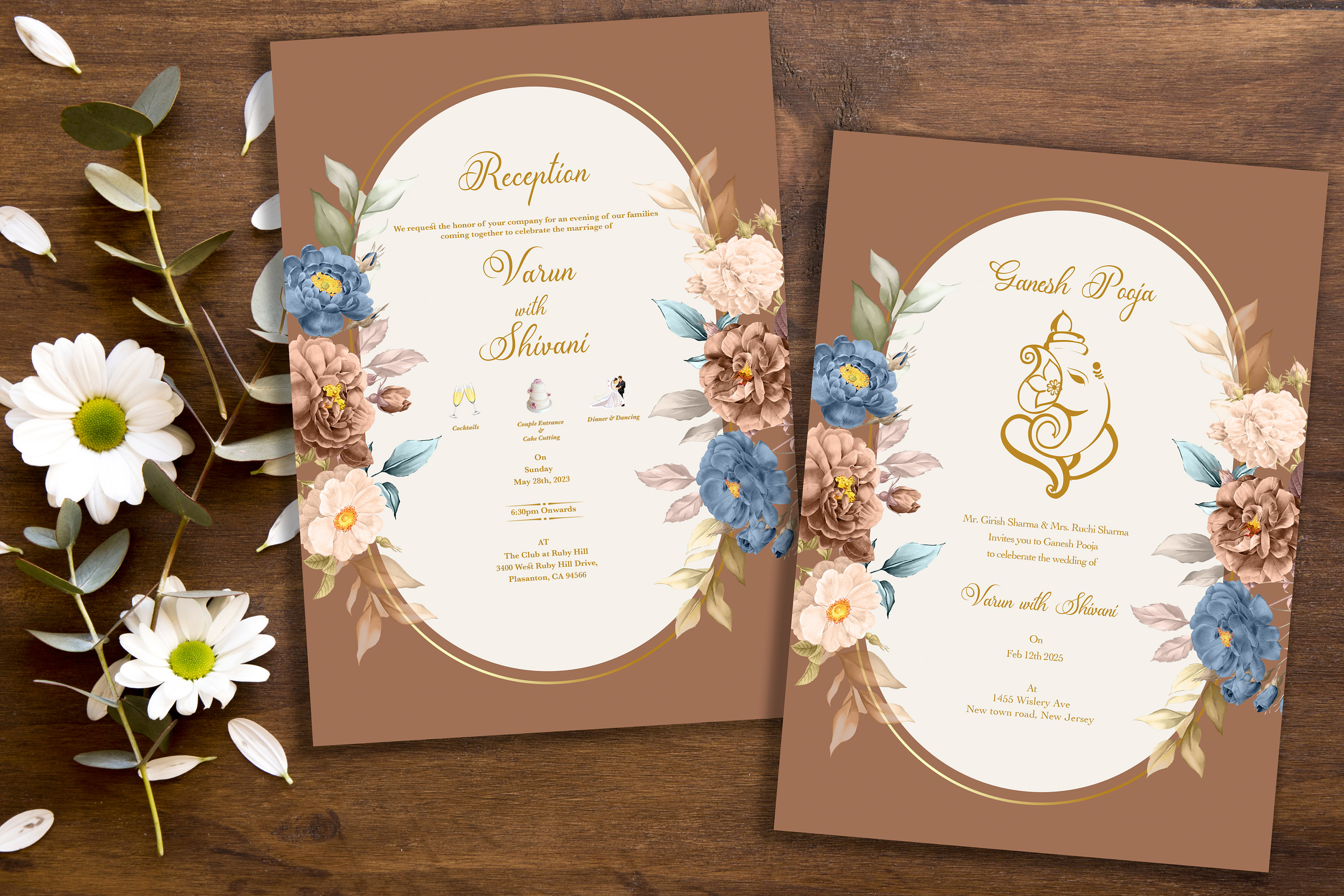 Hindu Wedding Invitation, Indian Wedding, Gujrati Wedding, Reception ...