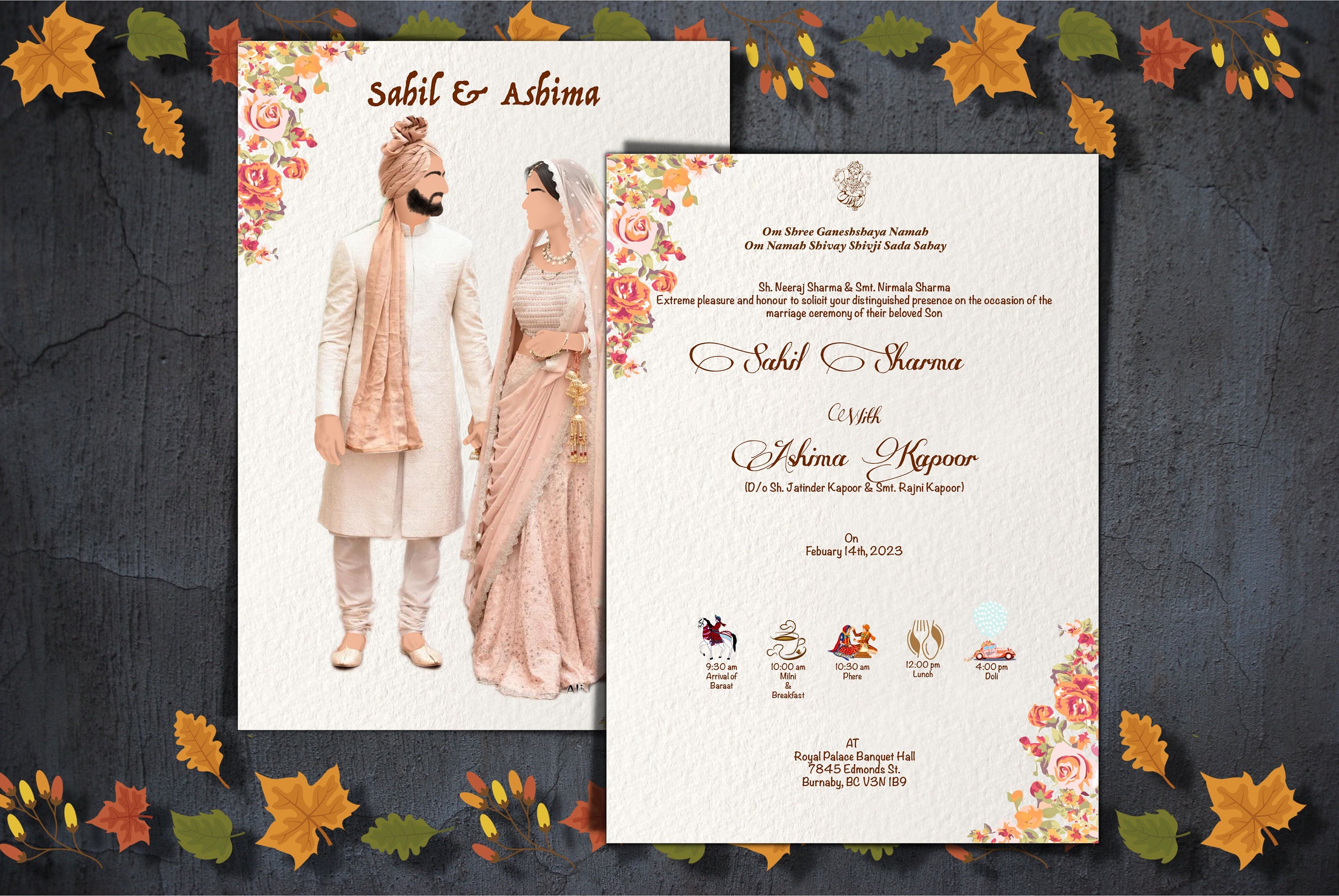 Indian Wedding Cards & Indian Invitations, Hindu Invitations as Hindu ...