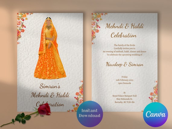 Mehndi Cards