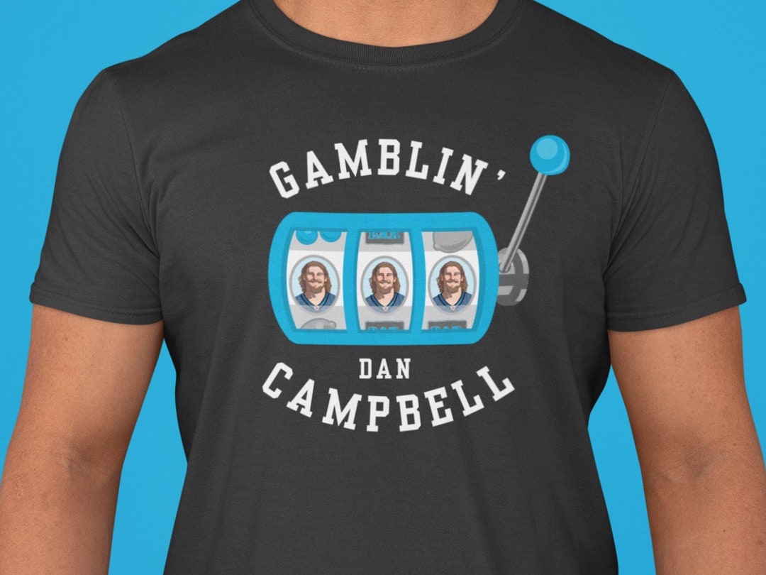 Gamblin' Dan Campbell Shirt: Detroit Football MCDC Bella Canvas Tee - Etsy