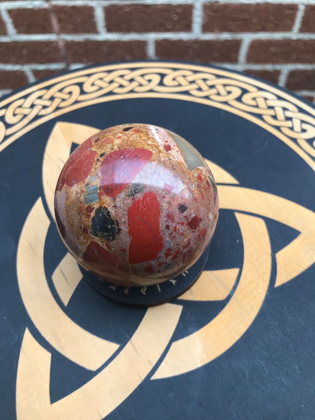 Brecciated Jasper Sphere, Australian Mineral - Etsy