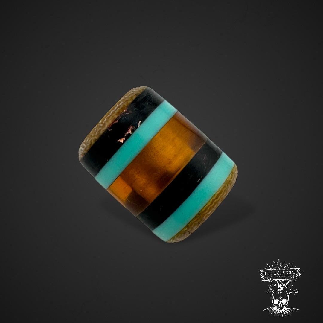 Lanyard Bead-vintage Westinghouse Micarta / JHC Blue Glow ICE /ultem ...