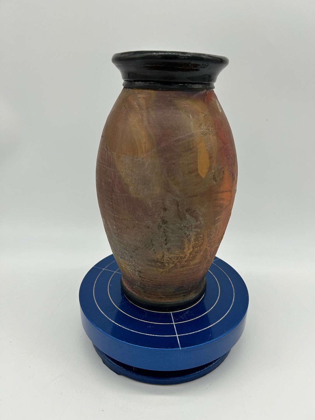 Unique Raku Vase With Copper Matt Finish - Etsy