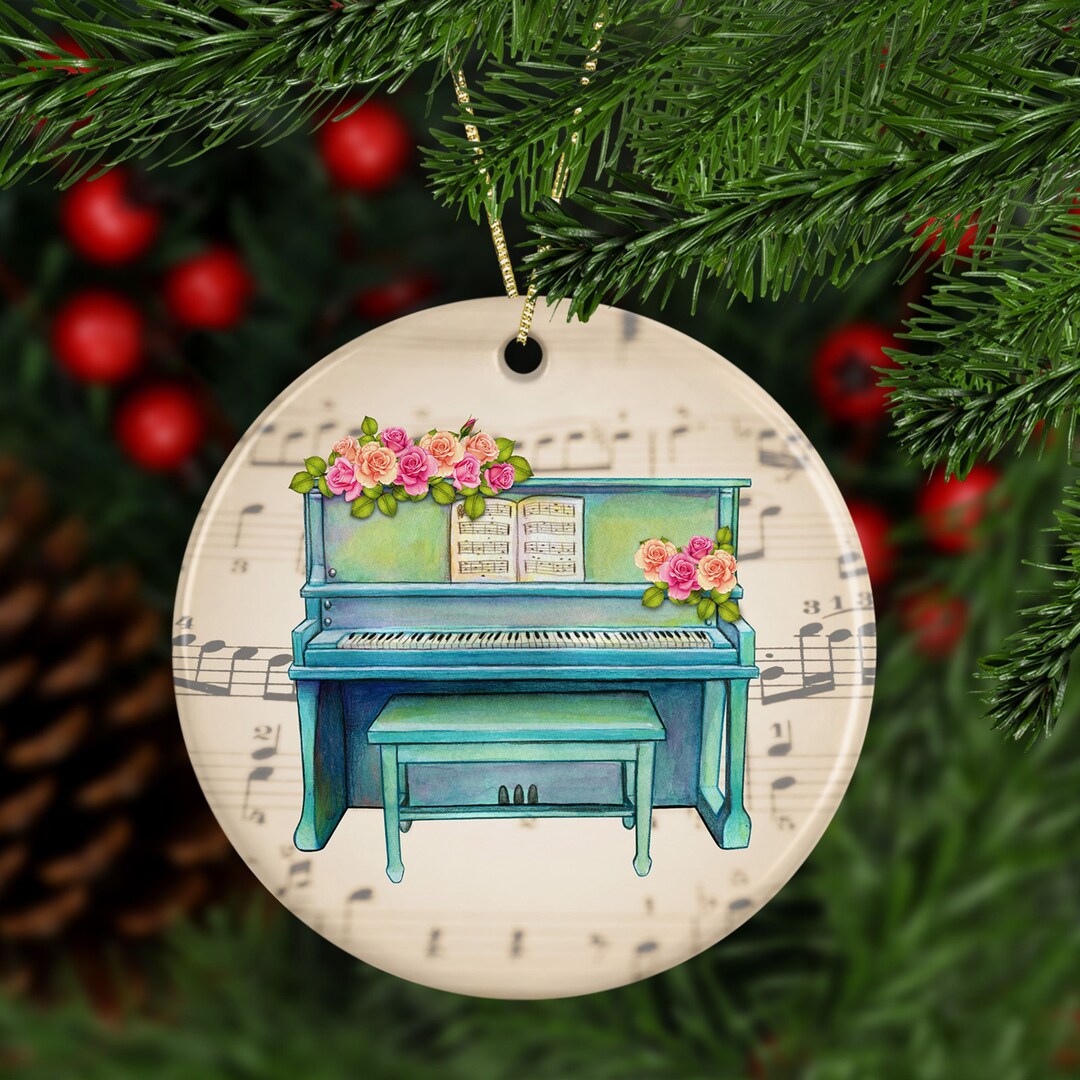 Piano Christmas Ornament, Piano Student Gift, Piano Teacher Gift ...