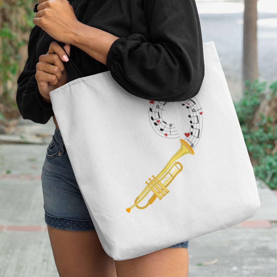 Graduation Gift, High School Grad Gift, Trumpeter Black & White Cloth ...