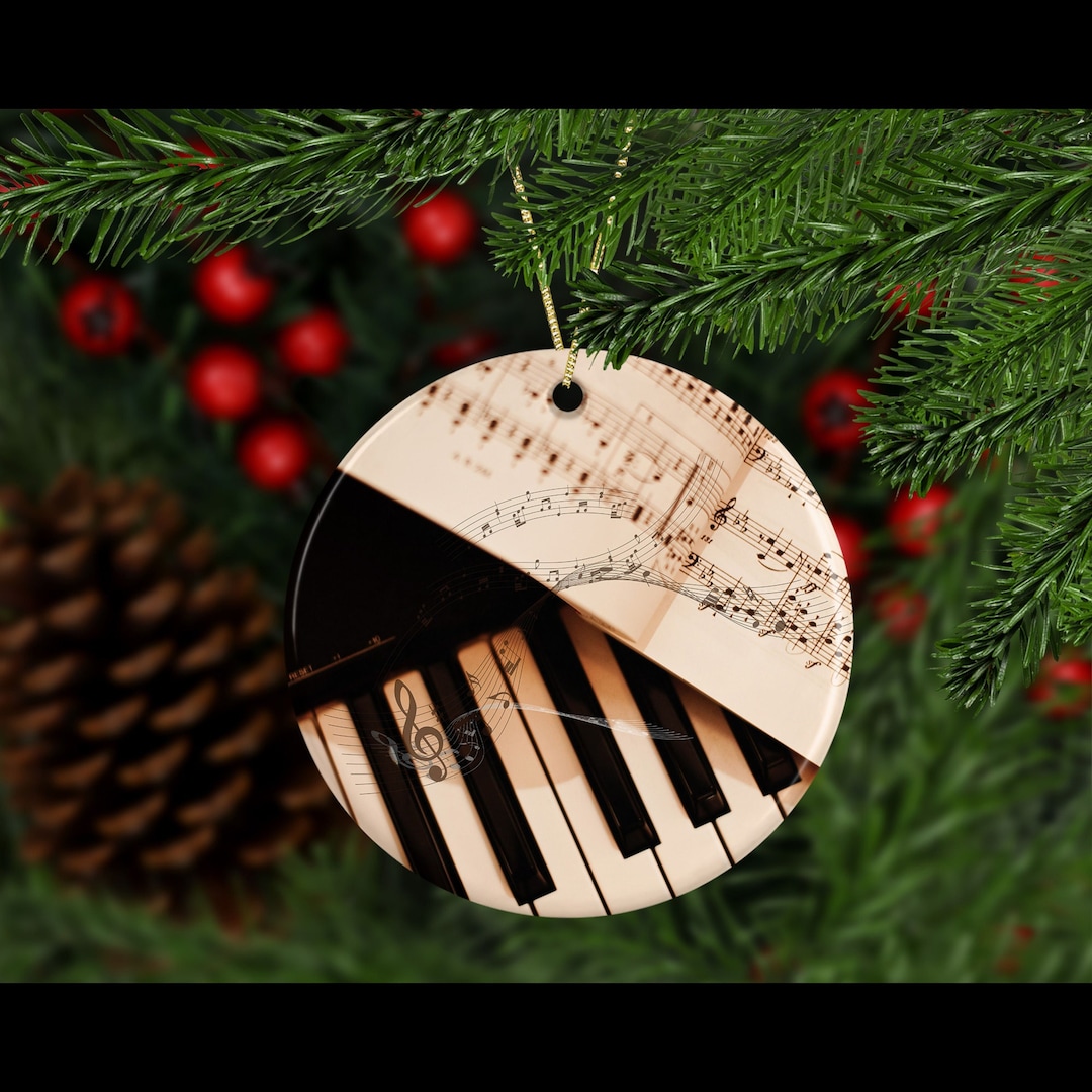 Piano Christmas Ornament, Piano Student Gift, Piano Teacher Gift ...