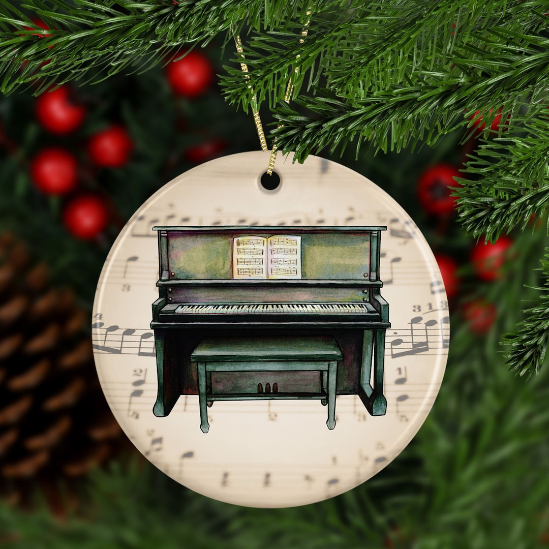 Piano Christmas Ornament, Piano Student Gift, Piano Teacher Gift ...