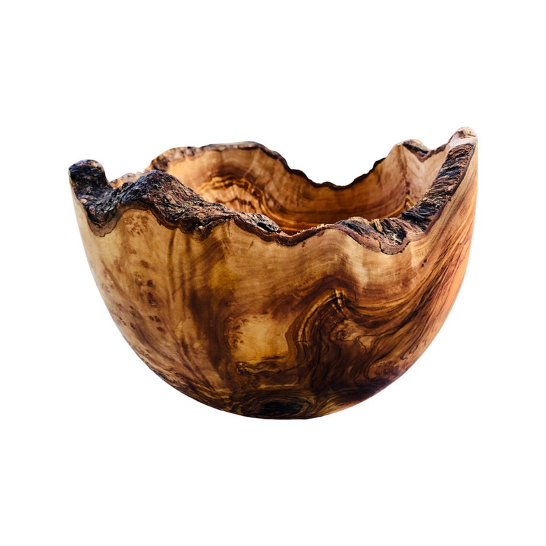 Live Edge Olive Wood Bowl - Etsy