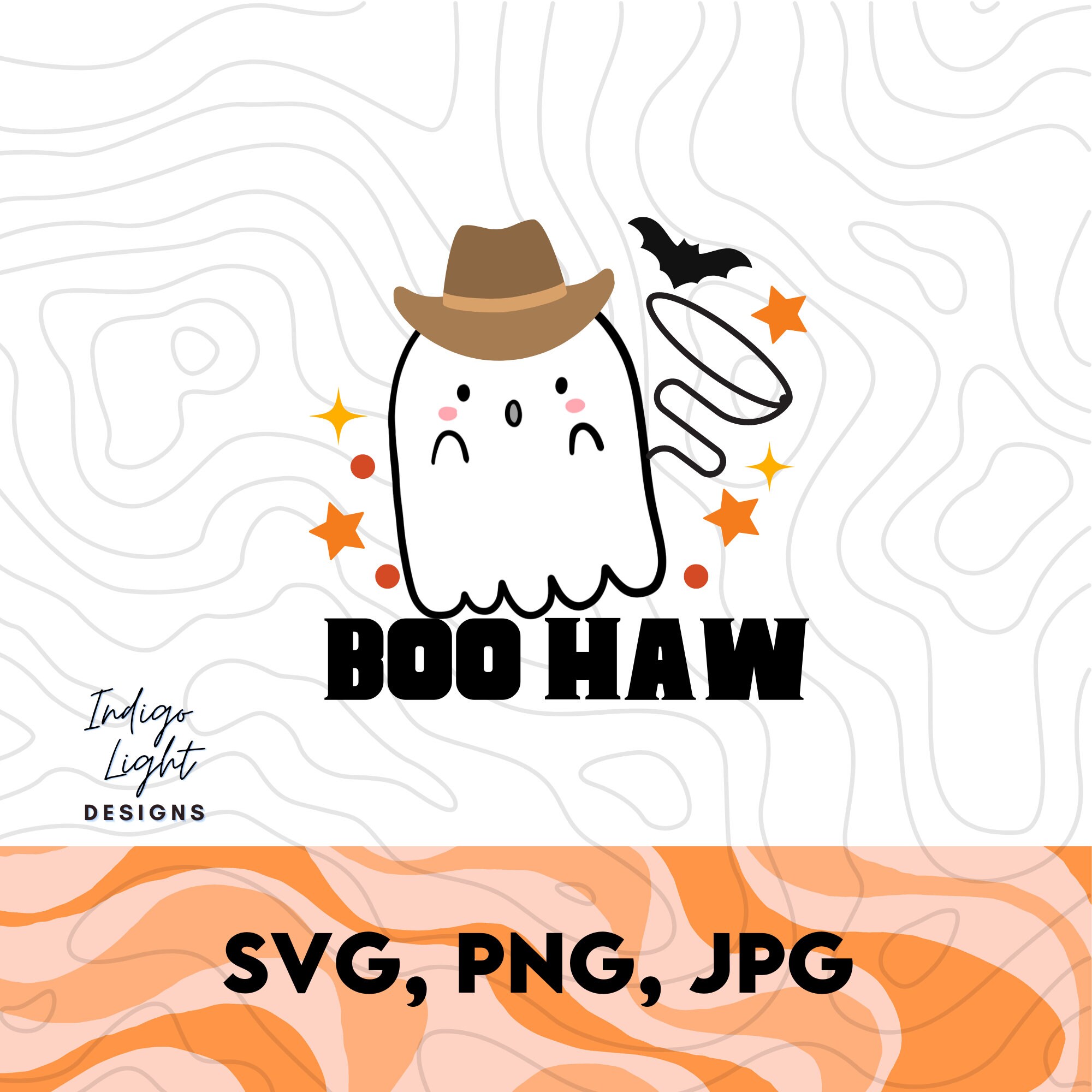 Boo Haw Svg, Boo Haw Png, Cowboy Ghost Png, Cute Ghost Png, Fall Png ...