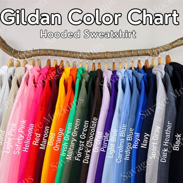 Color Chart - Etsy
