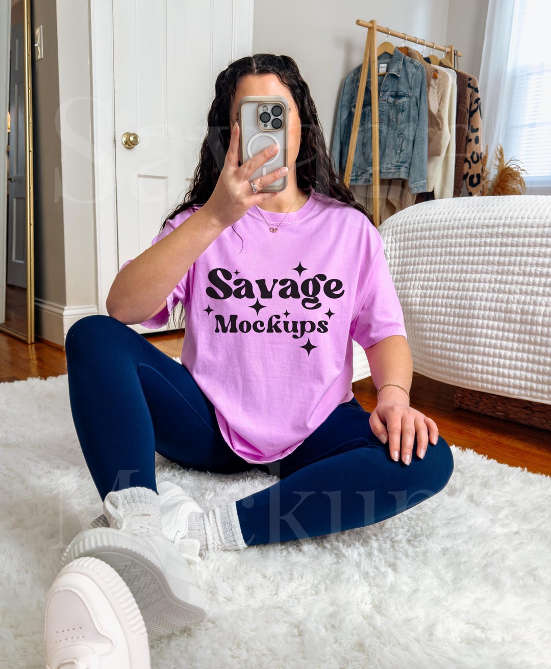 Neon Violet Comfort Colors Mockup | Neon Violet 1717 Mockup | Trendy ...