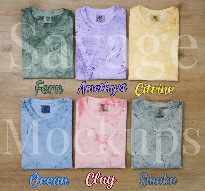 Comfort Colors Color Blast Mockup Comfort Colors Bundle - Etsy