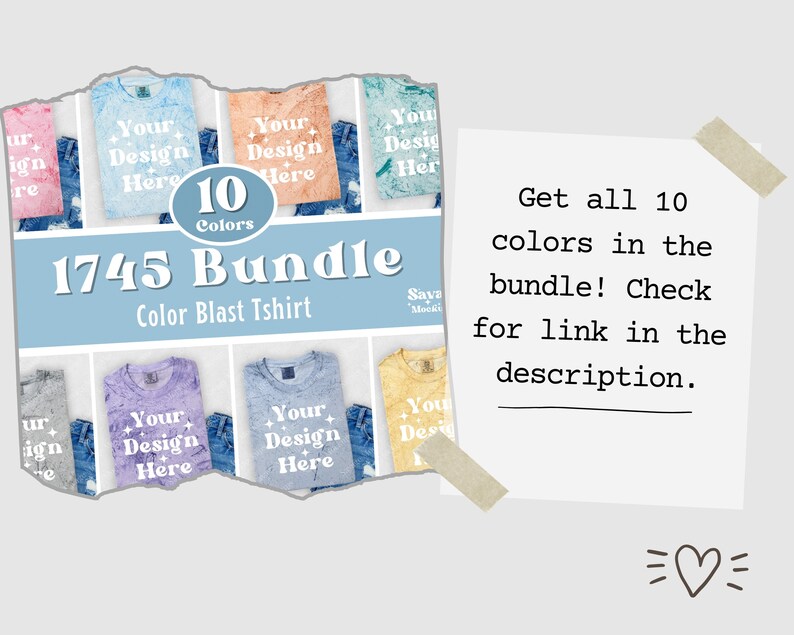 Smoke Color Blast Mockup | Color Blast 1745 Mockup | Folded Shirt ...