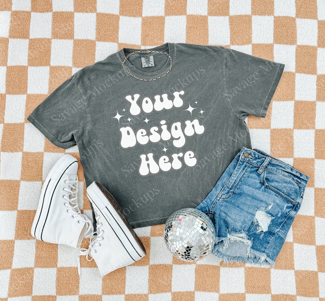 Pepper Comfort Colors 3023cl Mockup | 3023 Mockup | Comfort Colors ...