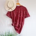 Comfort Colors Brick Mockup C1717 Mockup Hanging Shirt Mockup Flat Lay ...