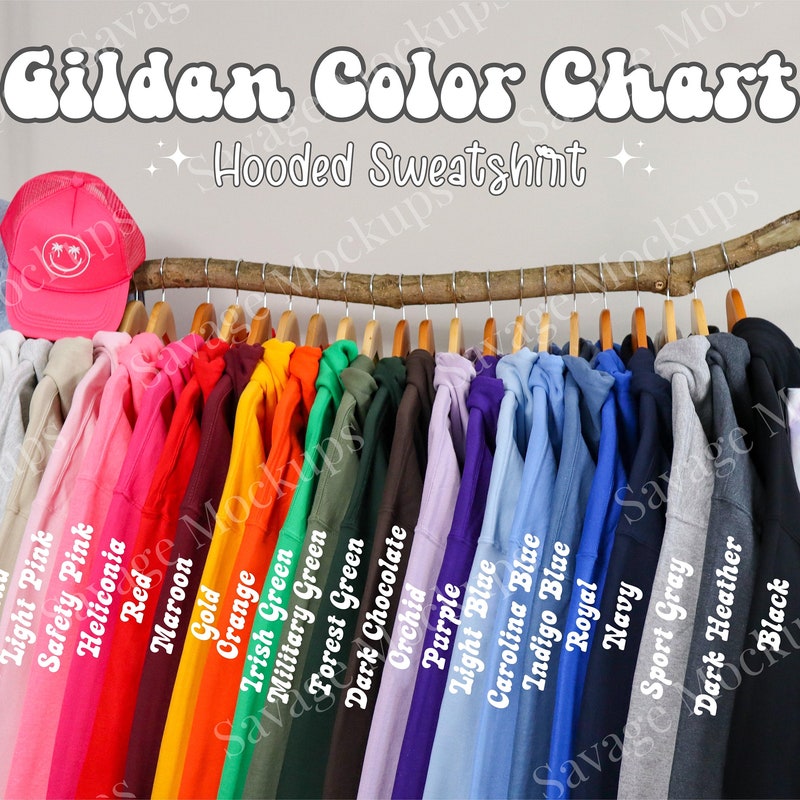 Color Chart - Etsy