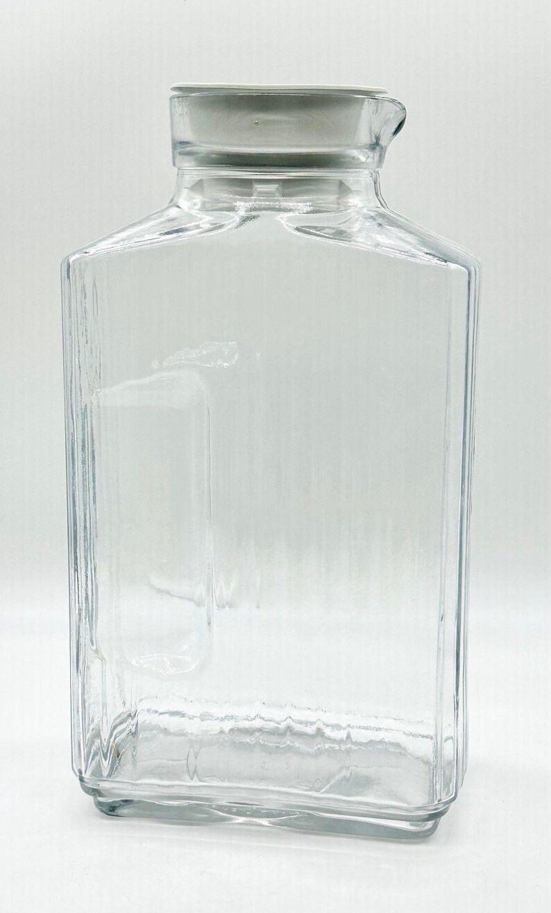 Anchor Hocking Glass Refrigerator Jug Jar Container Storage - Etsy