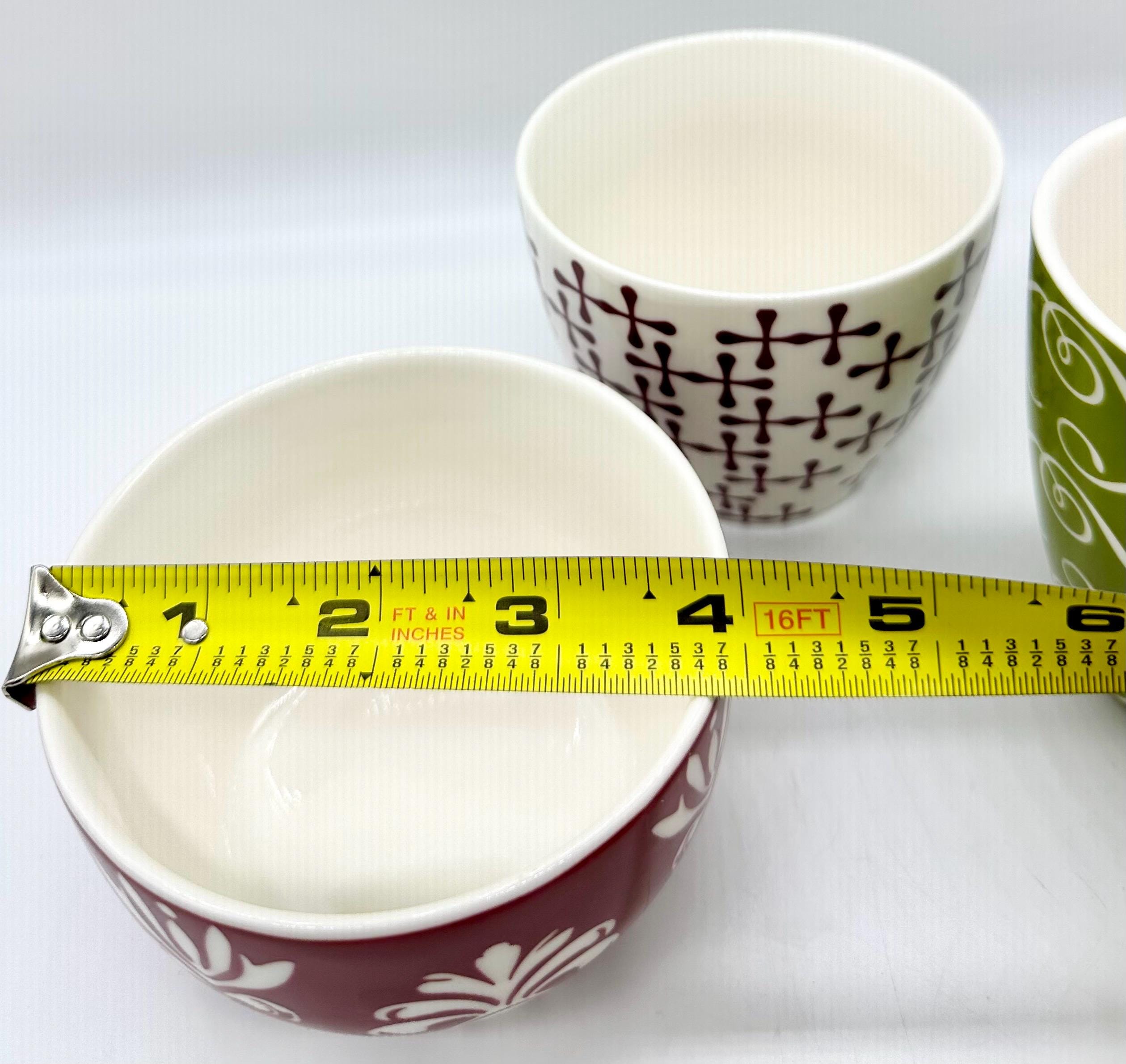 Starbucks Set of 3 New Bone China Nesting Tea Coffee Cup Sugar Snack ...