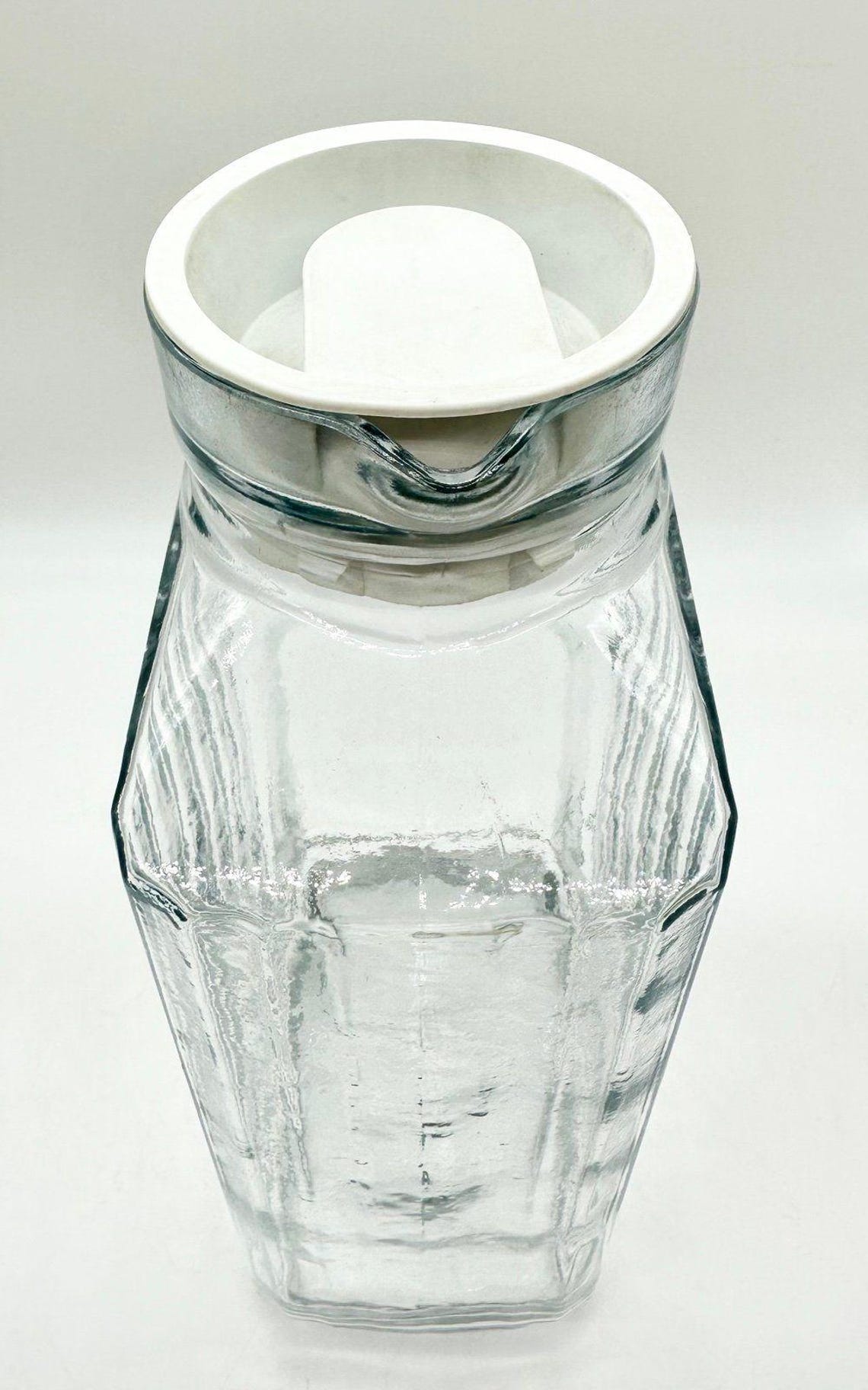 Anchor Hocking Glass Refrigerator Jug Jar Container Storage - Etsy