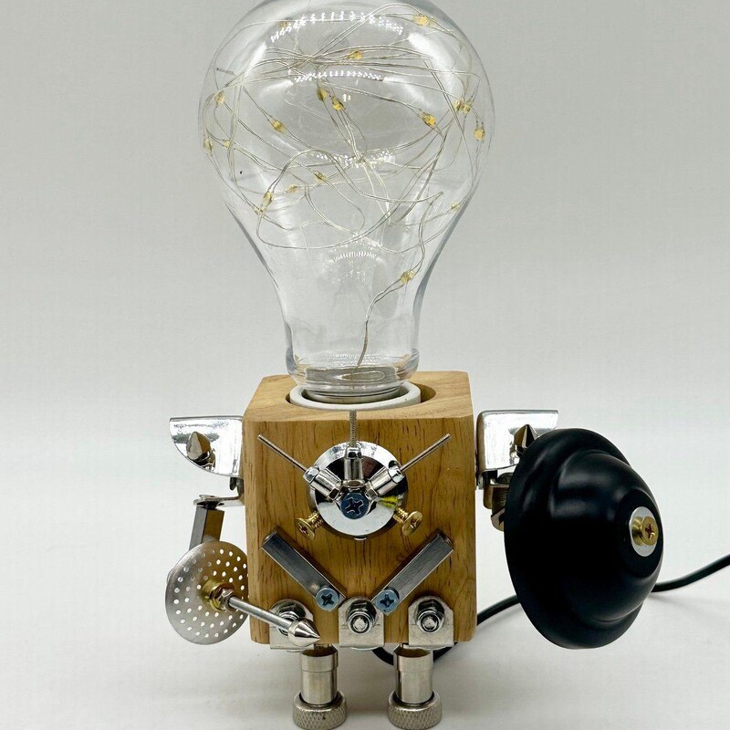 Robot Lamp - Etsy