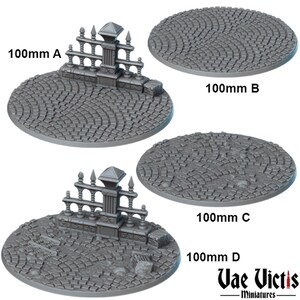 Cobblestone Bases, Dnd, Dungeons and Dragons, Scatter Terrain, Tabletop ...